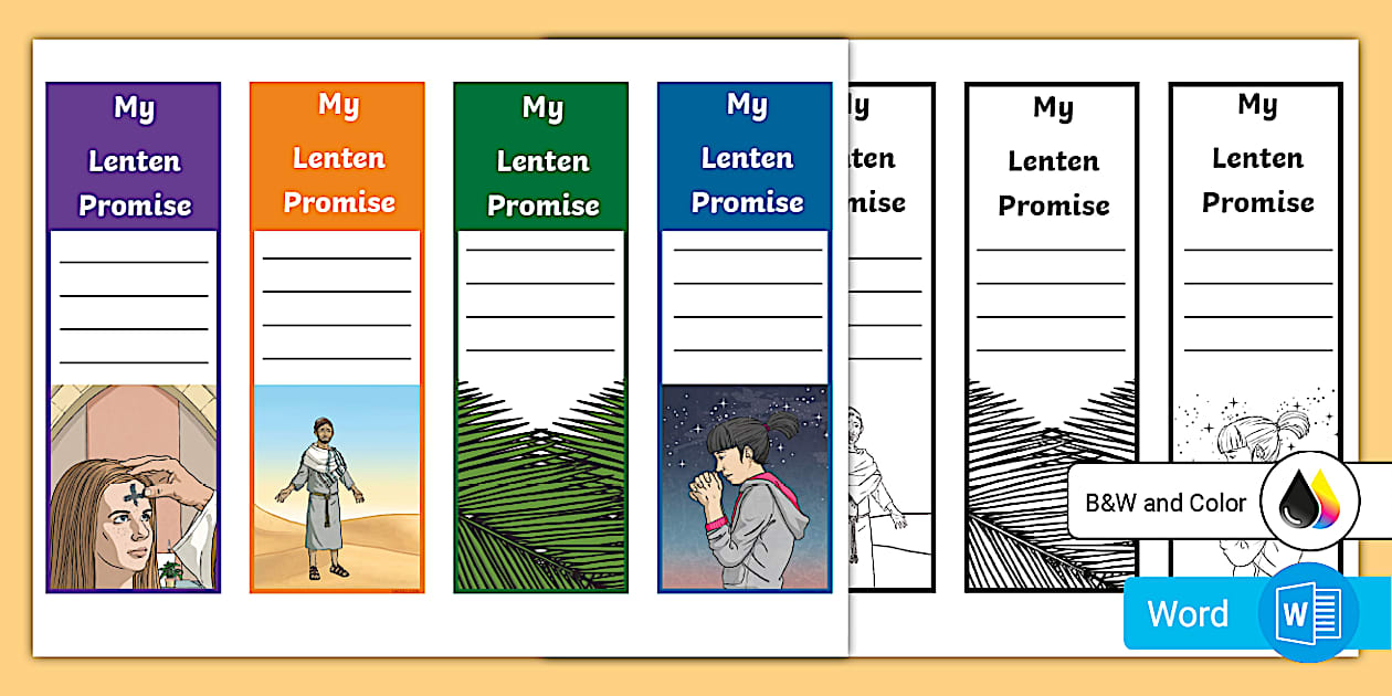 My Lenten Promise | Lent | Twinkl USA (Teacher-Made)