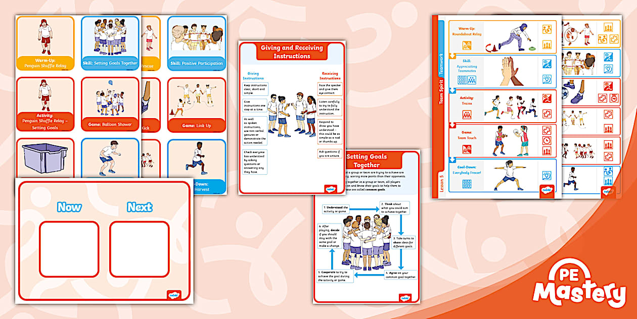 PE Mastery: Year 2 Teamwork Inclusive Support Pack - Twinkl