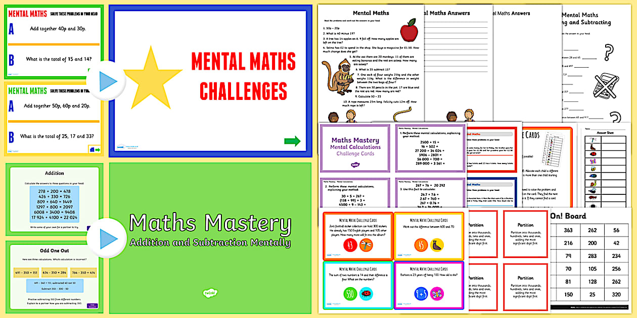 Mental Maths Addition Games | Year 5 Maths Games from Twinkl