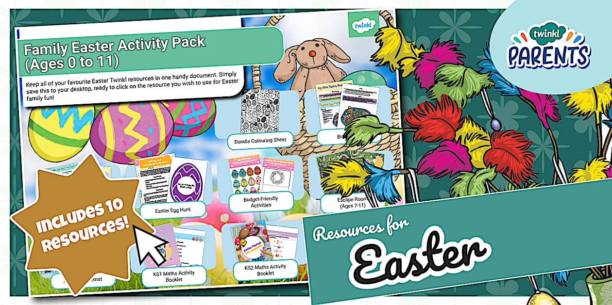 Family Easter Activity Pack (Ages 0 to 11)