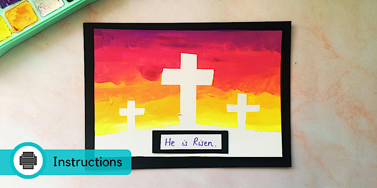 Easter Art Activity | Easter Church Craft Ideas - Twinkl