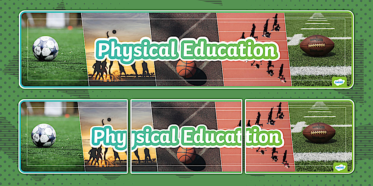 KS1 Physical Education Photo Display Banner (teacher made)