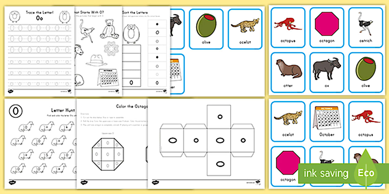 Letter O Worksheet and Activity Pack | Alphabet | Twinkl