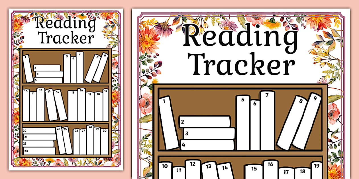 Wildflower Botanical Themed Reading Tracker (teacher made) Wildflower Botanical Themed Reading Tracker (teacher made)