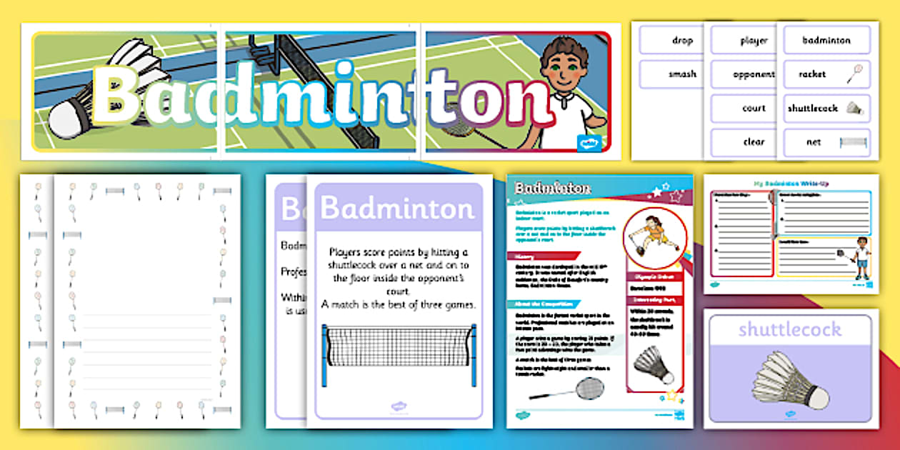 The Olympics Badminton Resource Pack