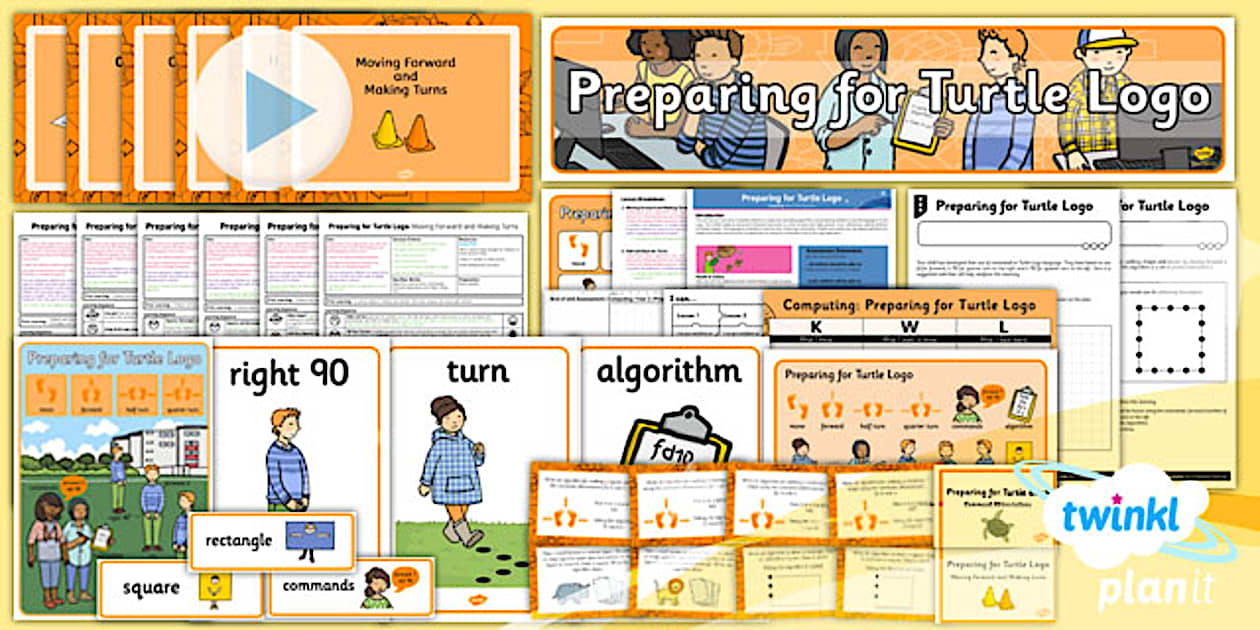 Computing: Preparing For Turtle Logo Year 2 Unit Pack