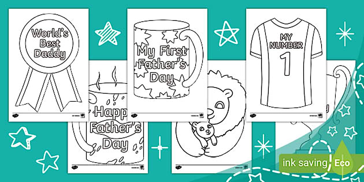My First Father’s Day Colouring Pack (teacher made)