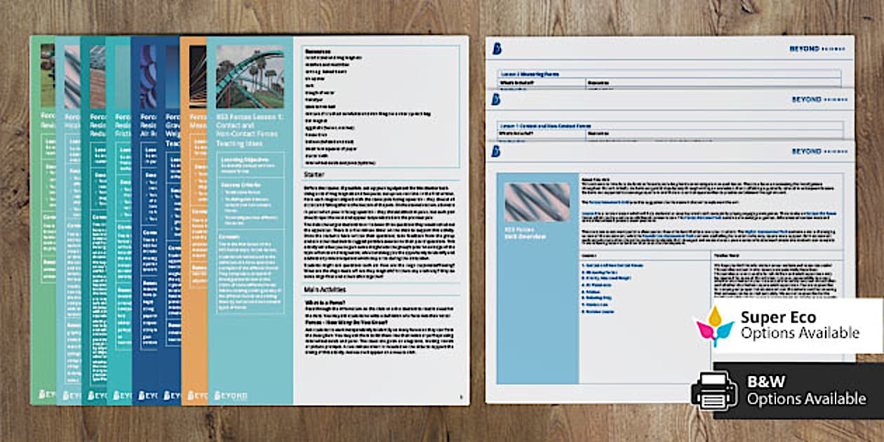 KS3 Forces Lesson Pack Bundle | Physics | Beyond - Twinkl