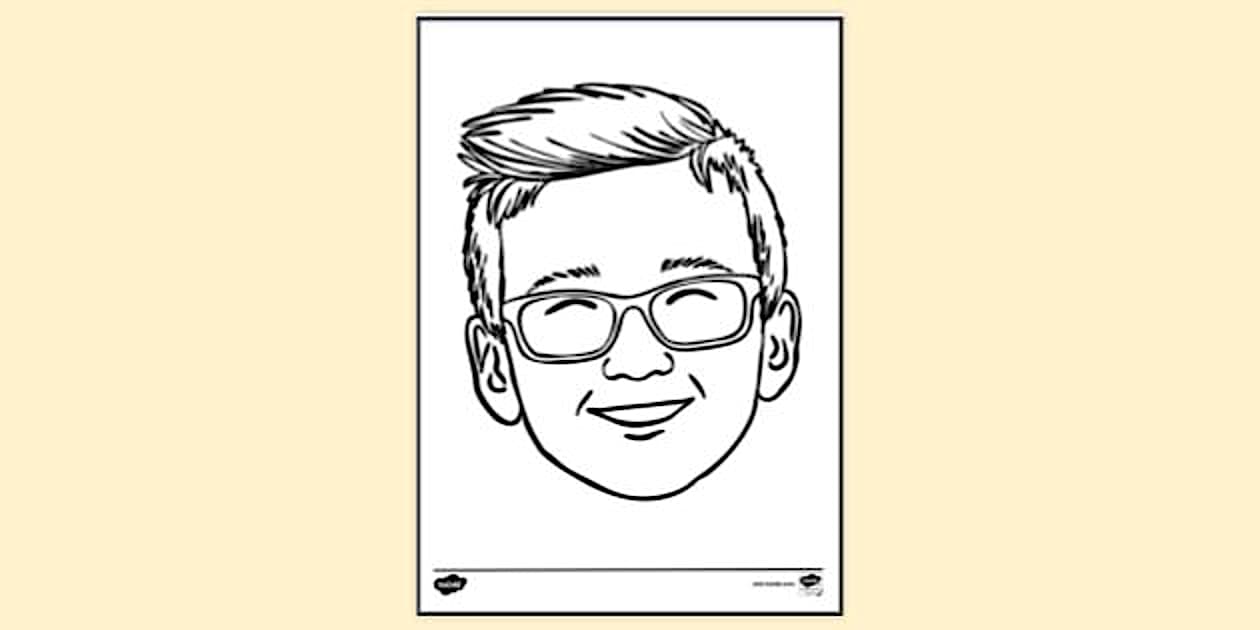 Head Colouring Sheet | Colouring Sheets (teacher made)