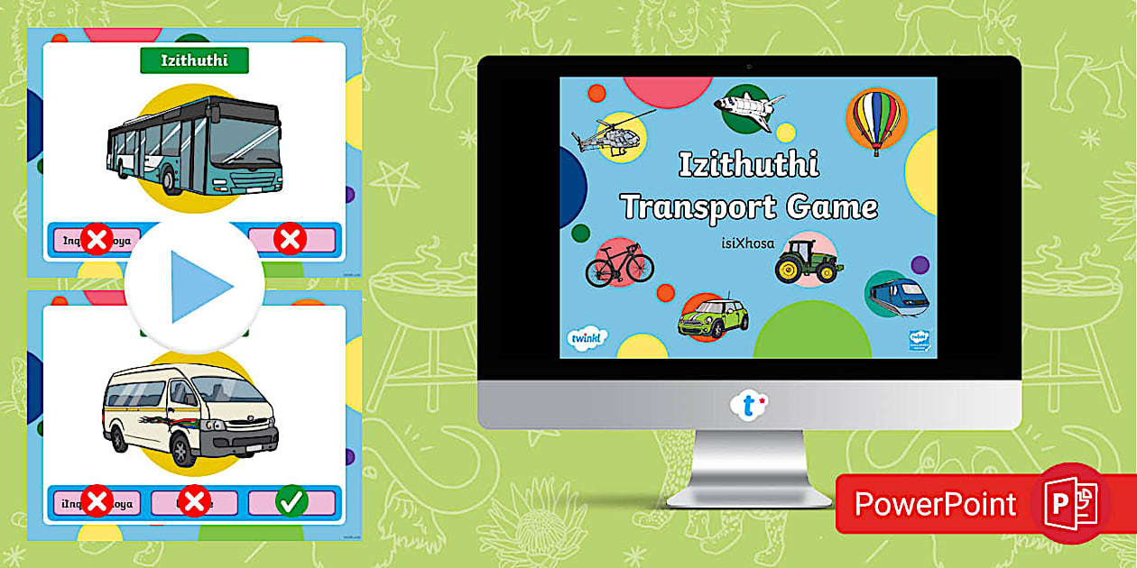 Izithuthi | Modes Of Transport Game | isiXhosa - Twinkl