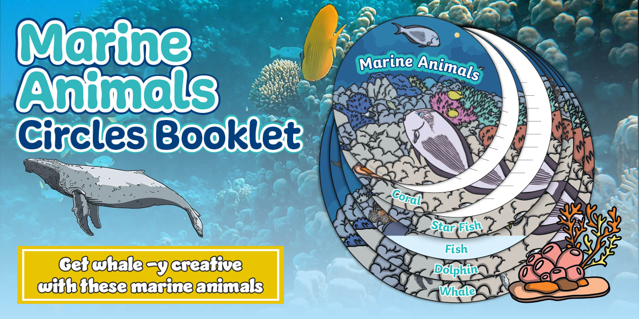 Marine Animals Circles Booklet