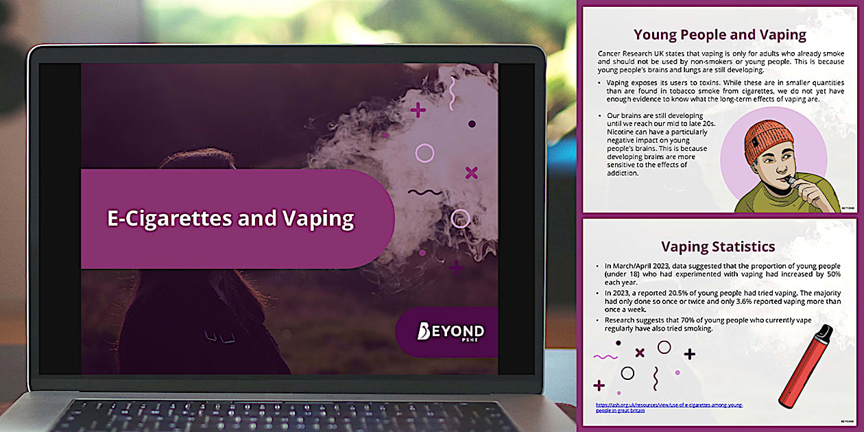 E-Cigarettes and Vaping PowerPoint (teacher made) - Twinkl