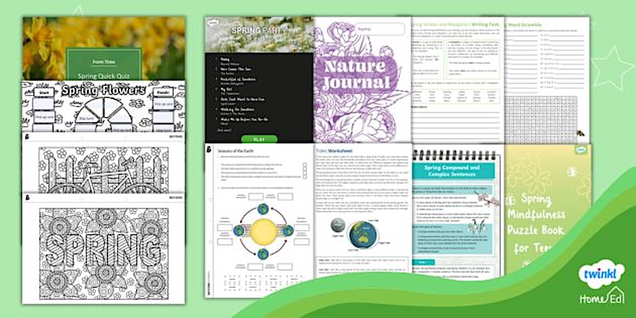 Home Education Spring Unit Study Age 12+