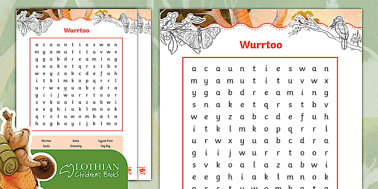 FREE! - 'Wurrtoo' Word Search | Wurrtoo Resources | Twinkl
