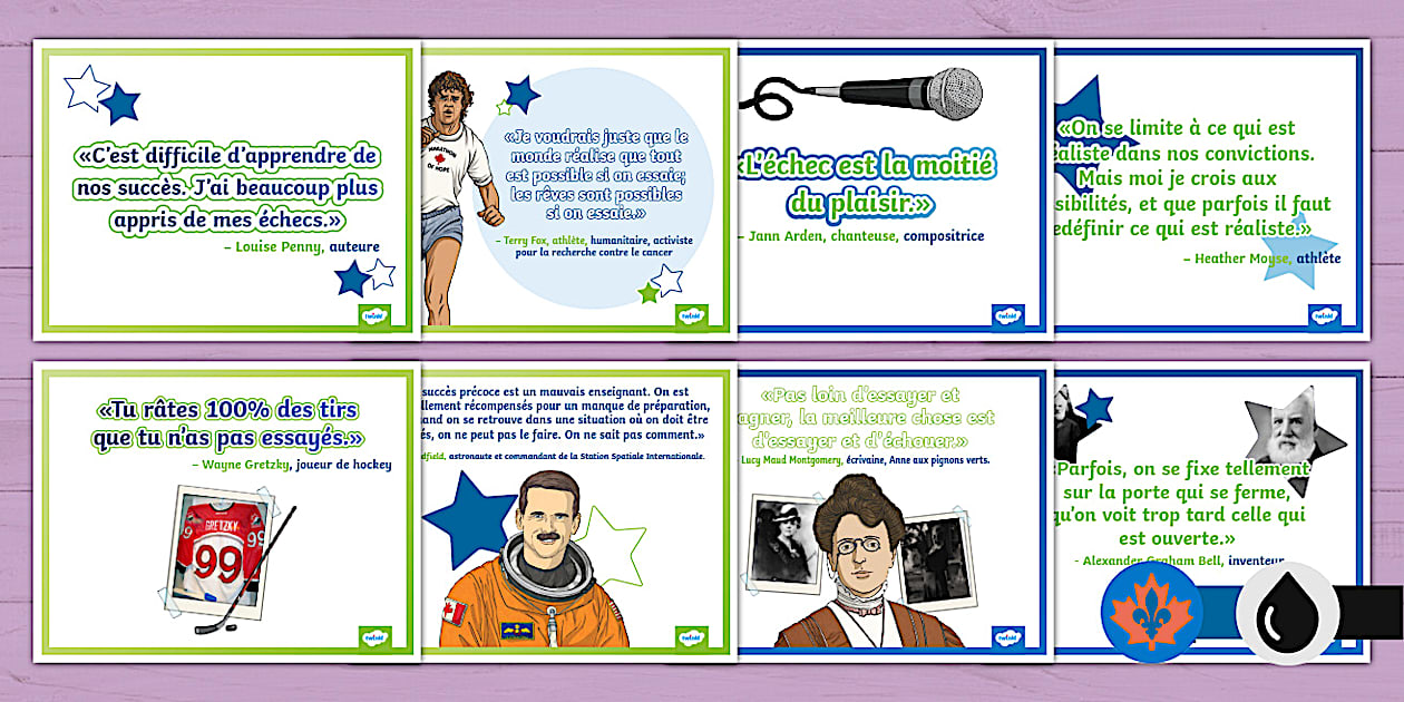 Growth Mindset Quotes Canadian French