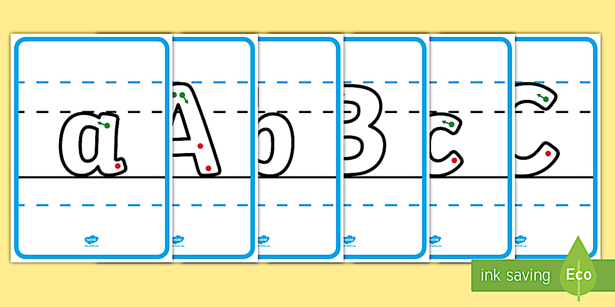 Letter Formation Display – Posters - Handwriting - Twinkl