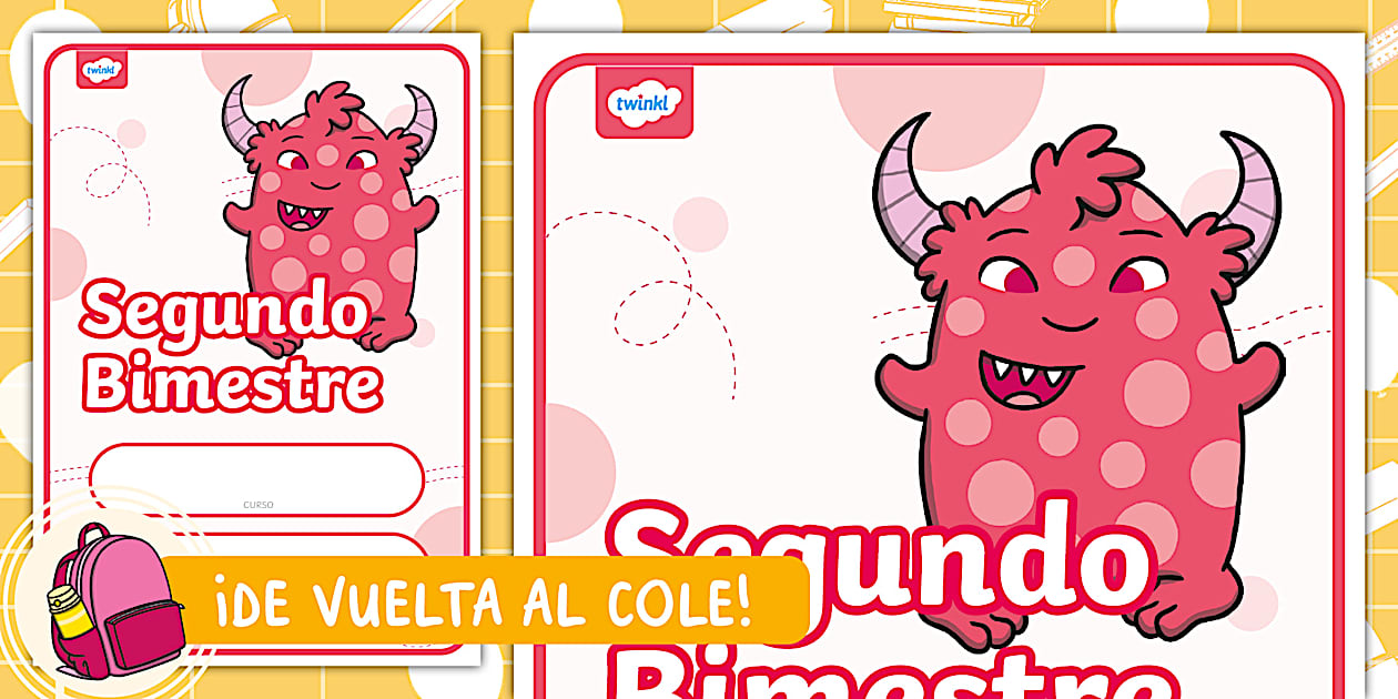 Carátula Del Segundo Bimestre Recursos Educativos Twinkl