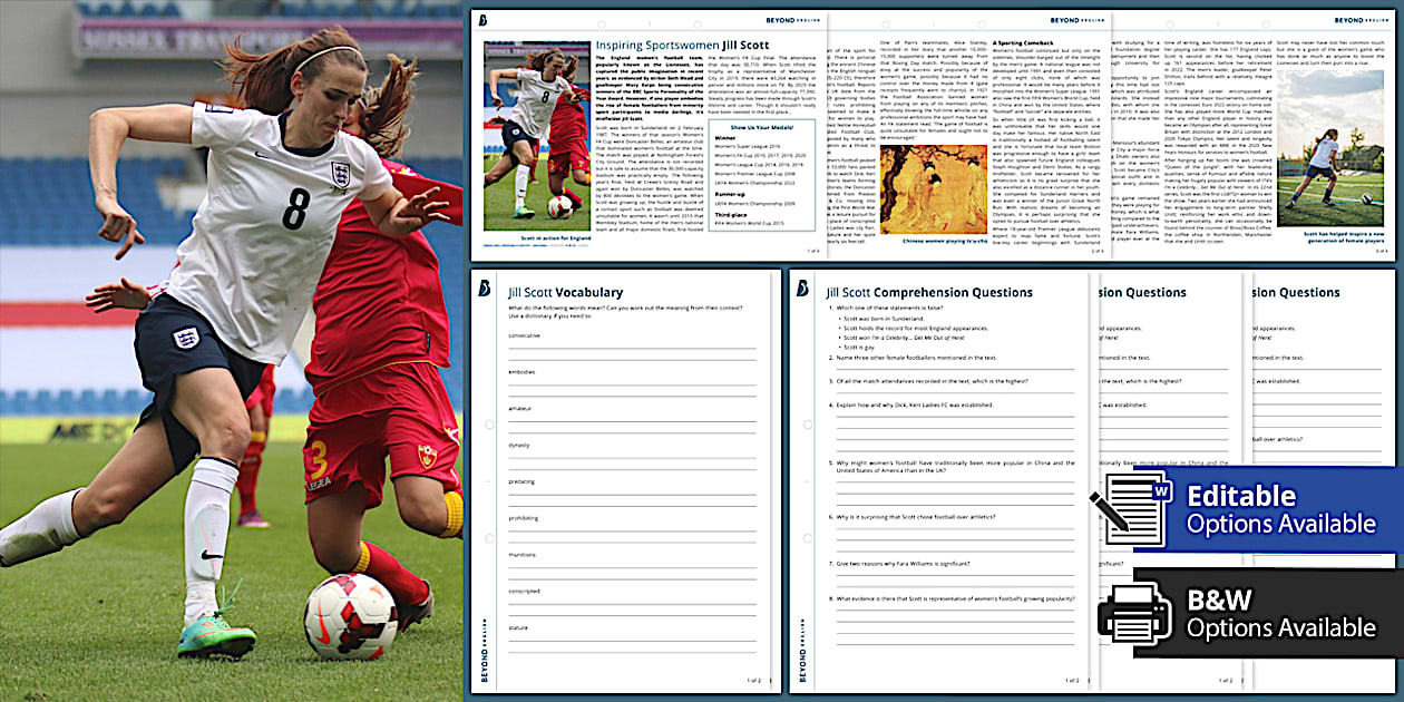 Jill Scott Reading Comprehension (l'enseignant a fait)