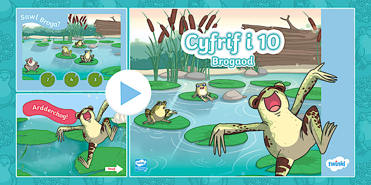 Y Ribid Perffaith: Pŵerbwynt Cyfrif i 10 (teacher made)