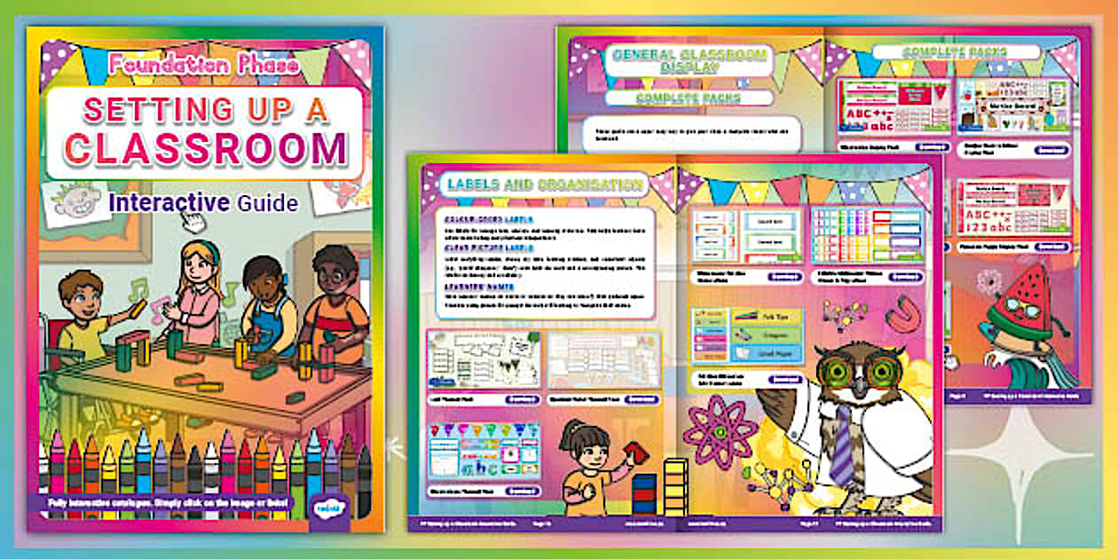 Interactive Guide: Setting up a Foundation Phase Classroom