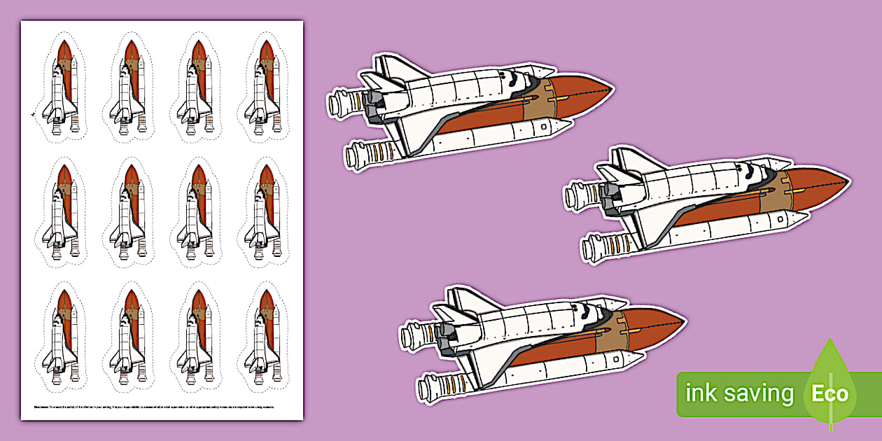 Small Rocket Cut-Outs (Teacher-Made) - Twinkl