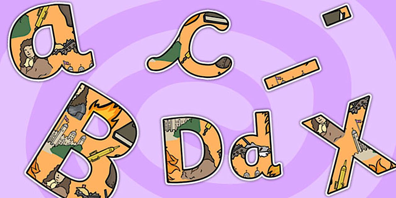 The Great Fire of London Themed A4 Display Lettering-the great fire of ...