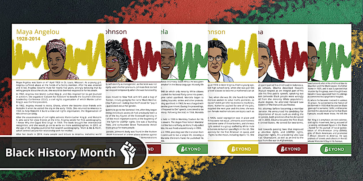 Black History Month Posters KS3/4 | Beyond (teacher made)