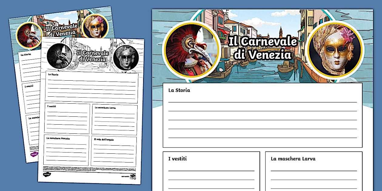 Modello di scheda informativa: Il Carnevale di Venezia