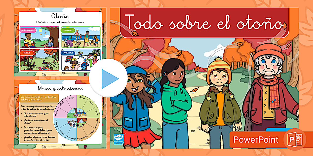 Presentación: Todo sobre el otoño (teacher made) - Twinkl