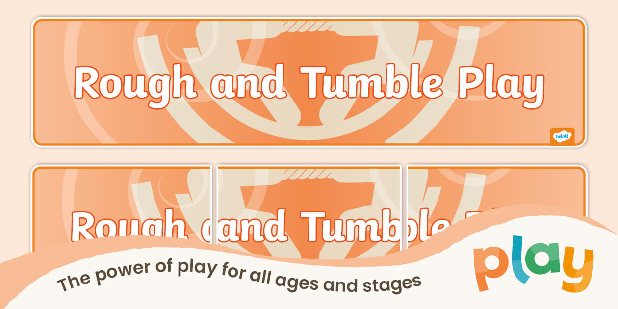 Rough and Tumble Play Icon Display Banner