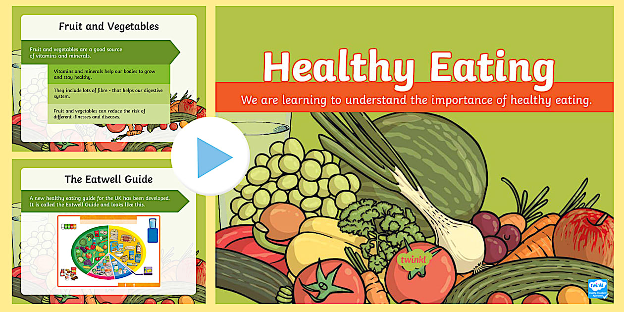 CfE Healthy Eating PowerPoint - Twinkl