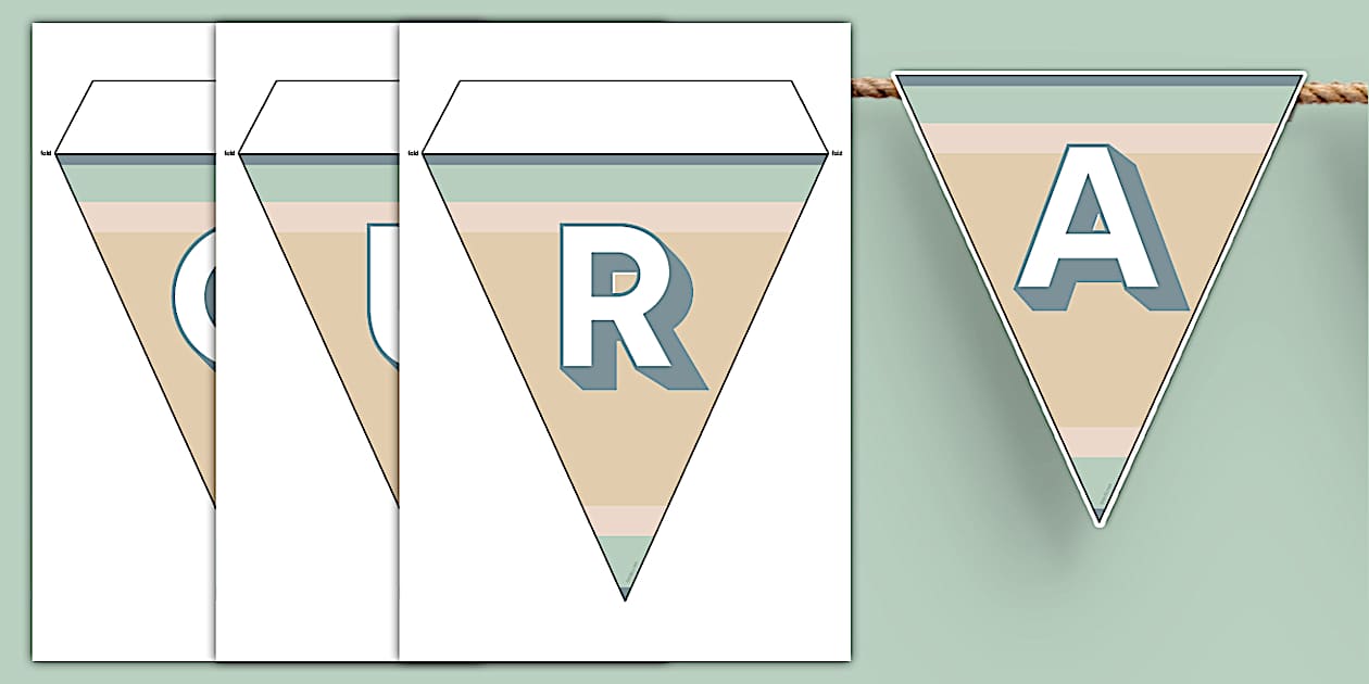 3D-Themed Our Artwork Display Bunting (teacher made)