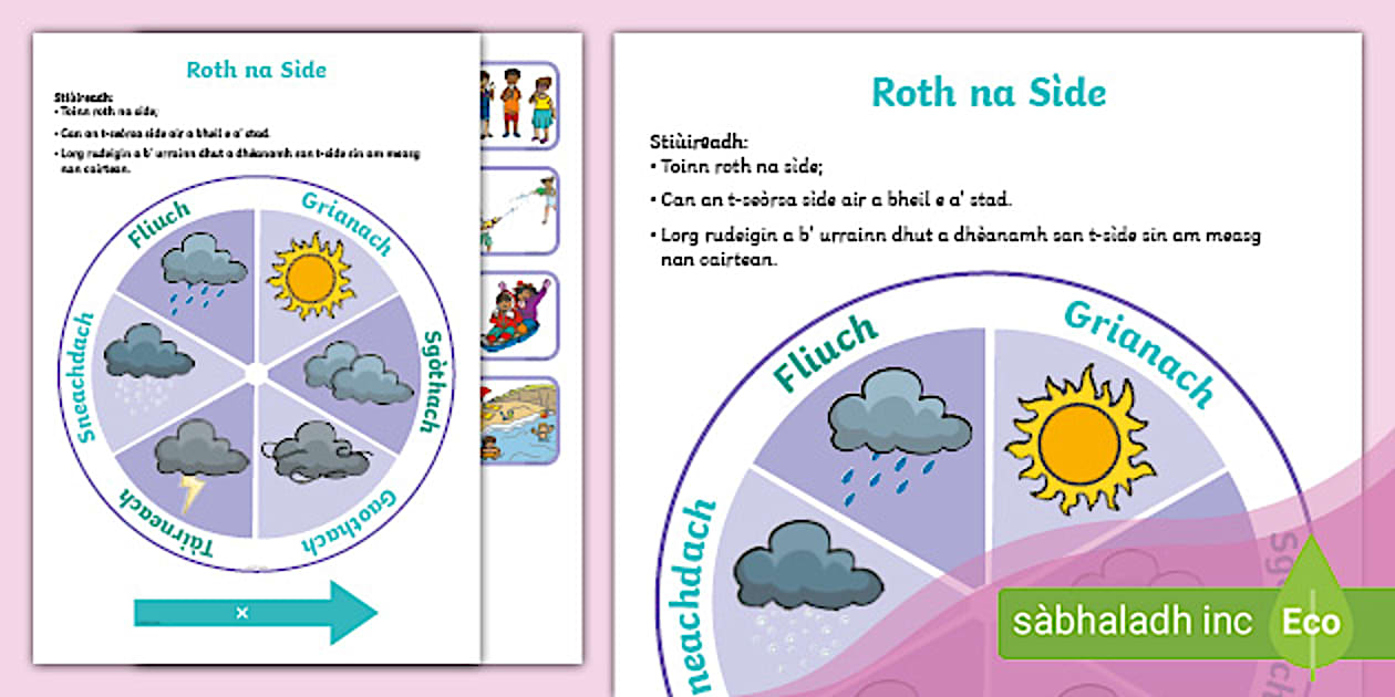 Roth na Tìde – Duilleag-gnìomh (teacher made) - Twinkl