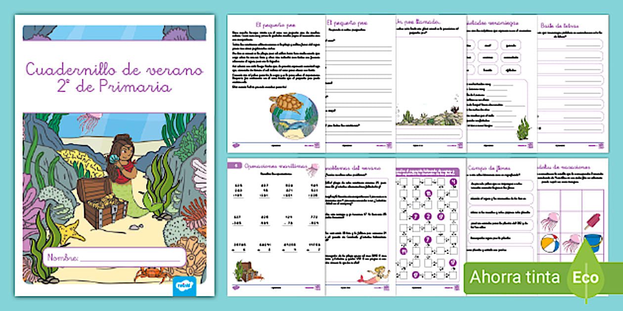 Cuadernillo de verano: 2º de Primaria - Twinkl