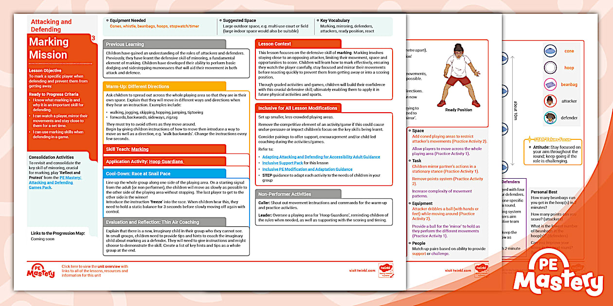 PE Mastery: Y2 Attacking and Defending L3 - Marking Mission