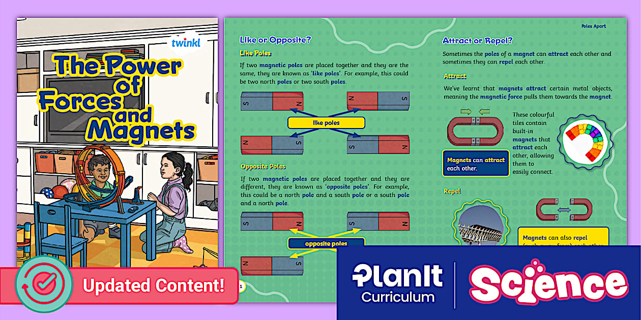 Forces and Magnets: Year 3: eBook (teacher made) - Twinkl