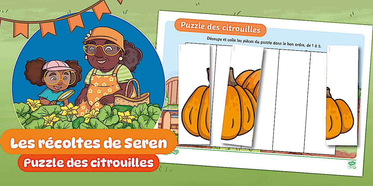 Les récoltes de Seren - Puzzle des citrouilles
