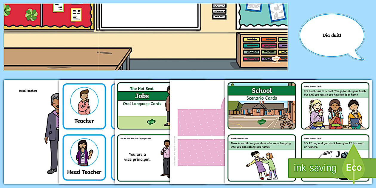 School Aistear Classroom Role Play Activity Pack | Infants