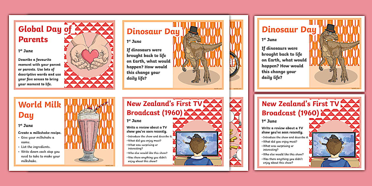 Quick Writes: Special Days in June (Teacher-Made) - Twinkl