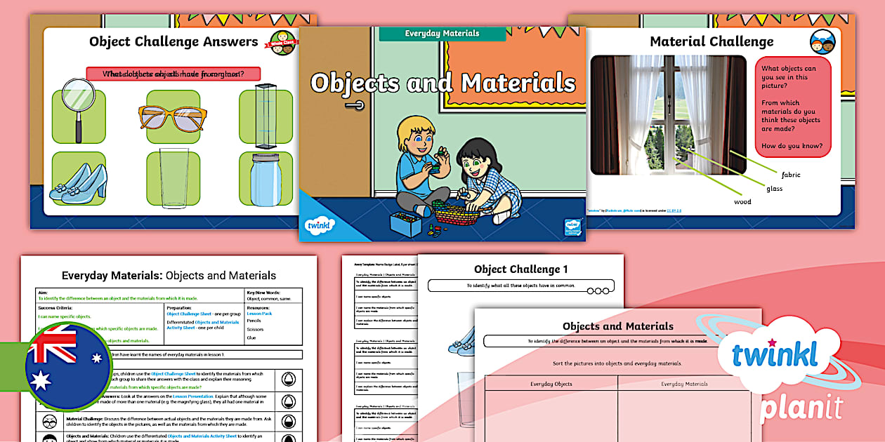 Science Everyday Materials Lesson 2 (teacher made) - Twinkl