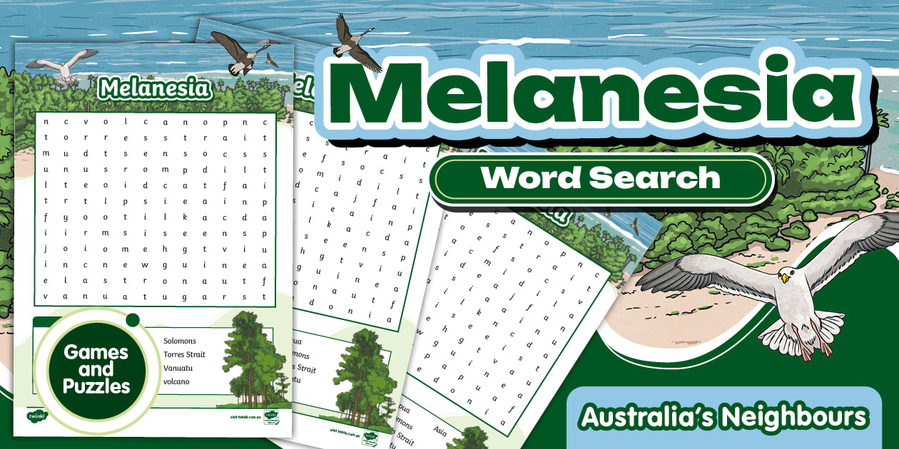 Melanesia Word Search
