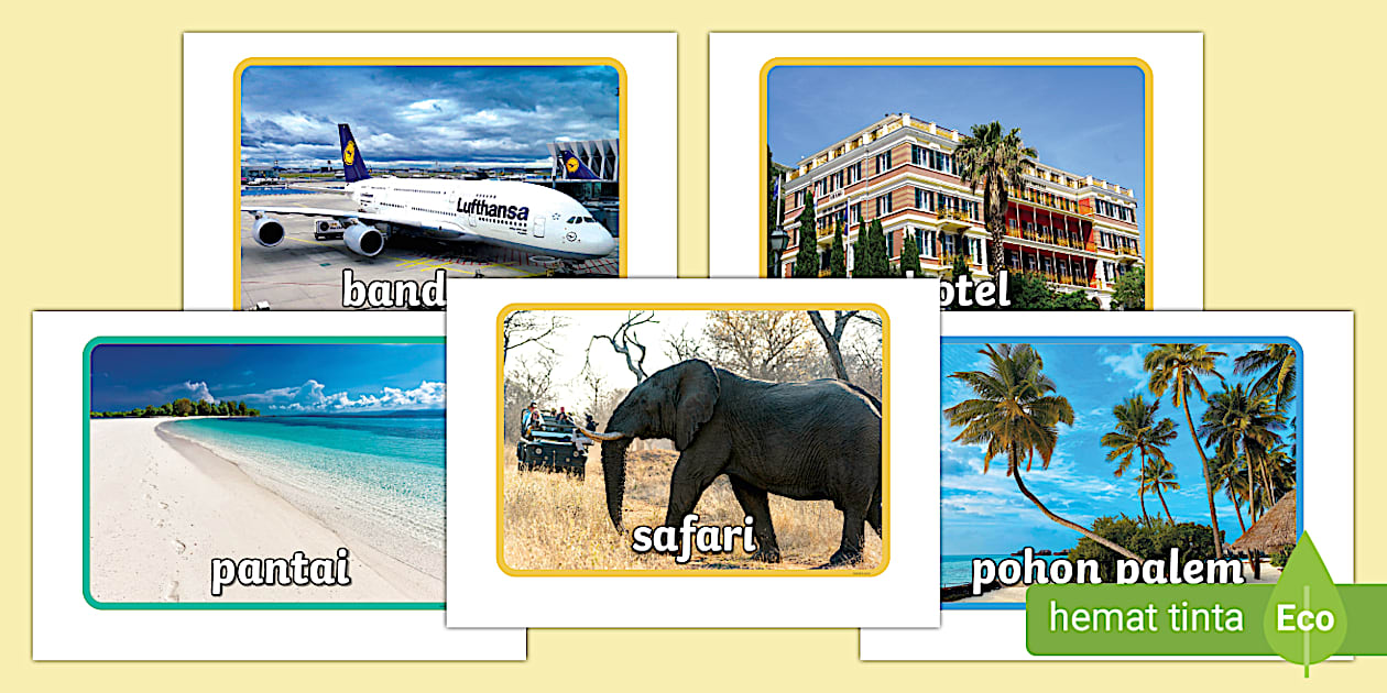Display Foto Tema Berwisata (teacher made) - Twinkl