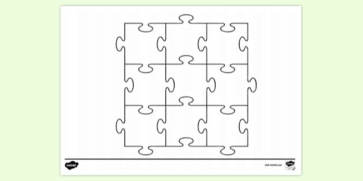 Puzzle Colouring Page | Colouring Sheets (Teacher-Made)