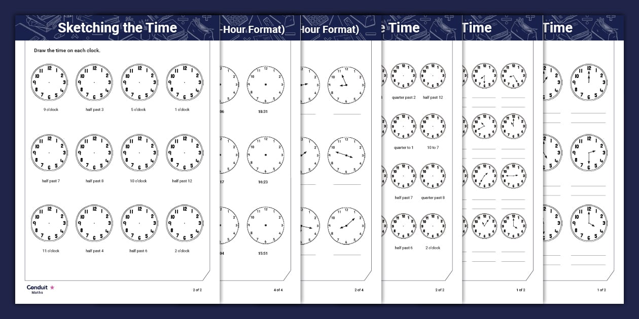 Reinforcing Time: Telling the Time Differentiated Sheets