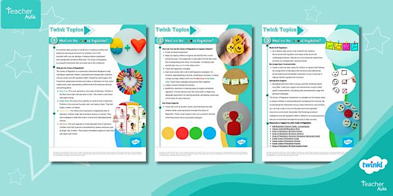 Twinkl Topics -What are the Areas of Regulation? - Twinkl