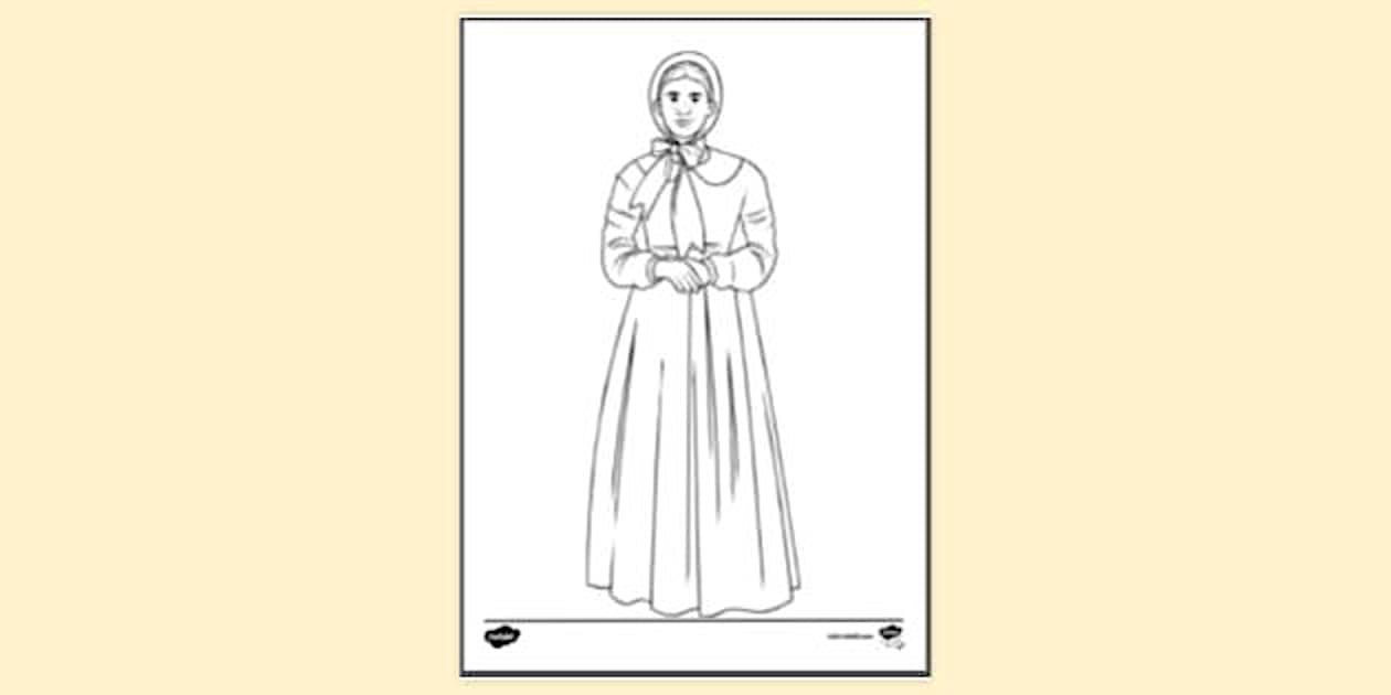 Mary Rivers Colouring Sheet | Colouring Sheets - Twinkl