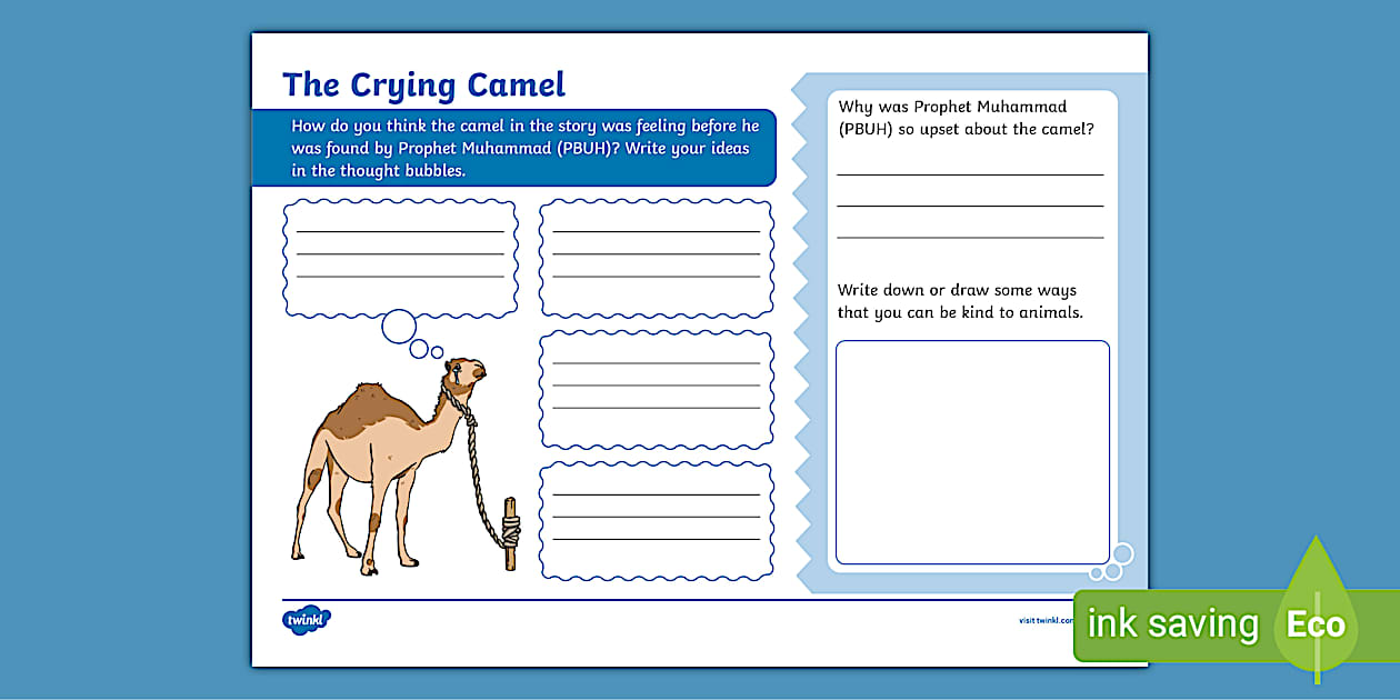 KS1 The Crying Camel Activity (teacher made) - Twinkl