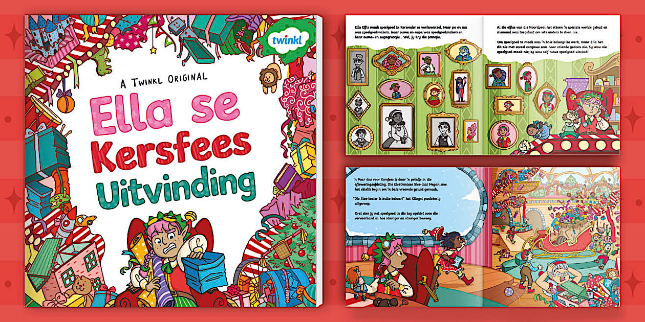 Ella se Kersfees Uitvinding eBoek (Teacher-Made) - Twinkl