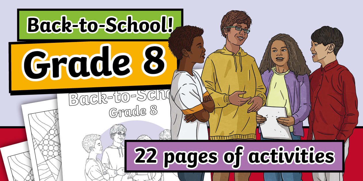 Grade 8 Back-to-School Activity Booklet