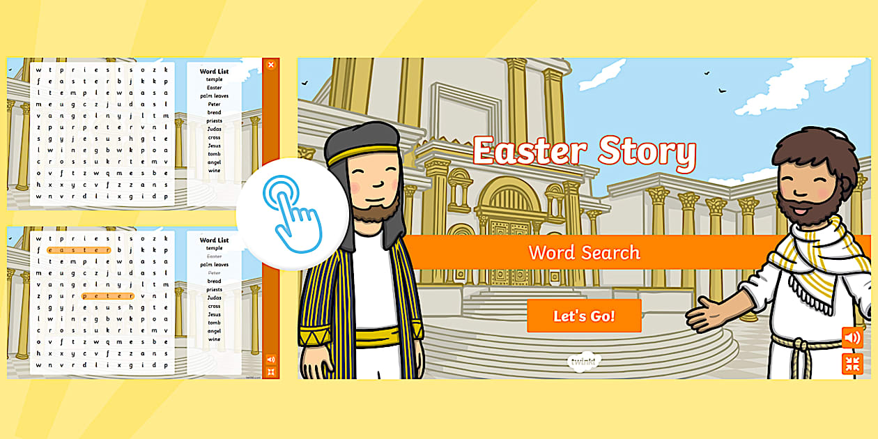 The Easter Story Word Search Activity | Twinkl Go! - Twinkl